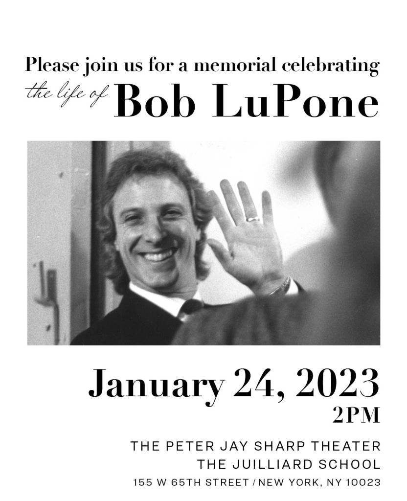 Bob LuPone Memorial | MCC Theater